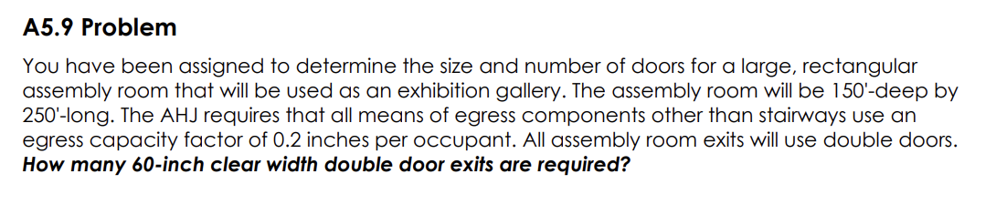 Solved A5.9 Problem You have been assigned to determine the | Chegg.com