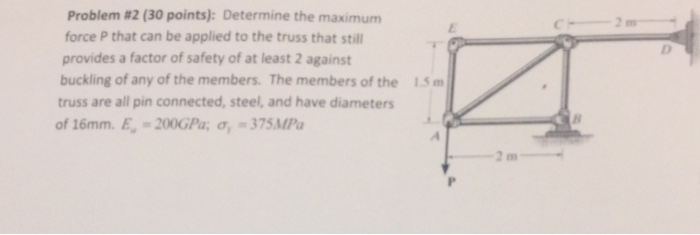 Solved Determine the maximum force P that can be applied to | Chegg.com