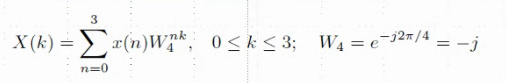 Solved 4 point decimation in frequency fft and 4 point | Chegg.com