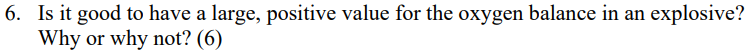 Solved 6. Is it good to have a large, positive value for the | Chegg.com