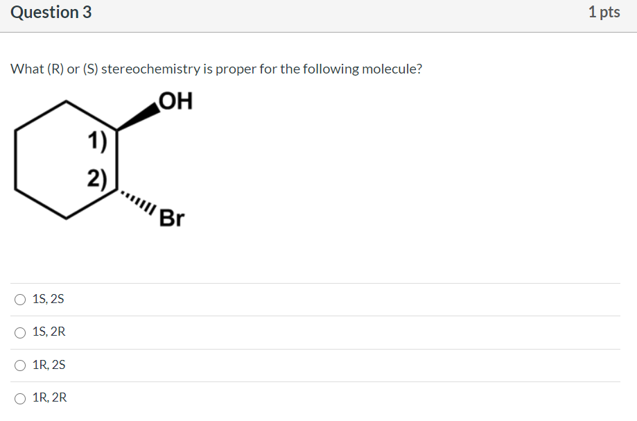 Solved What (R) or (S) stereochemistry is proper for the | Chegg.com