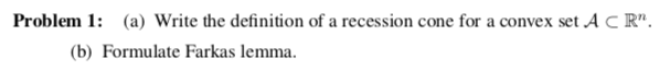 Solved Problem 1: (a) Write the definition of a recession | Chegg.com