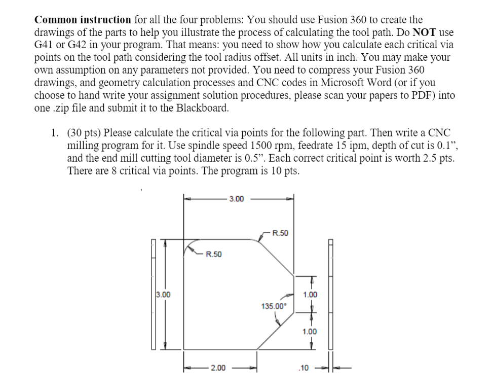 Common instruction for all the four problems: You | Chegg.com