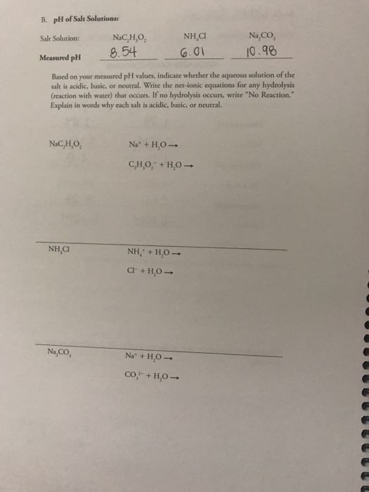 Solved How would I find the molarity and calculated pH for | Chegg.com