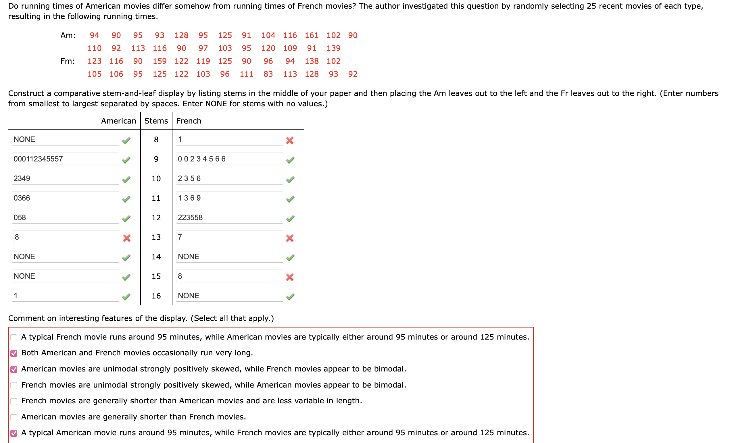 Solved Comment on interesting features of the display. | Chegg.com