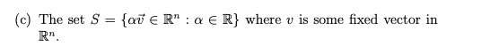 Solved Are the following subsets S of Rn subspaces? If they | Chegg.com