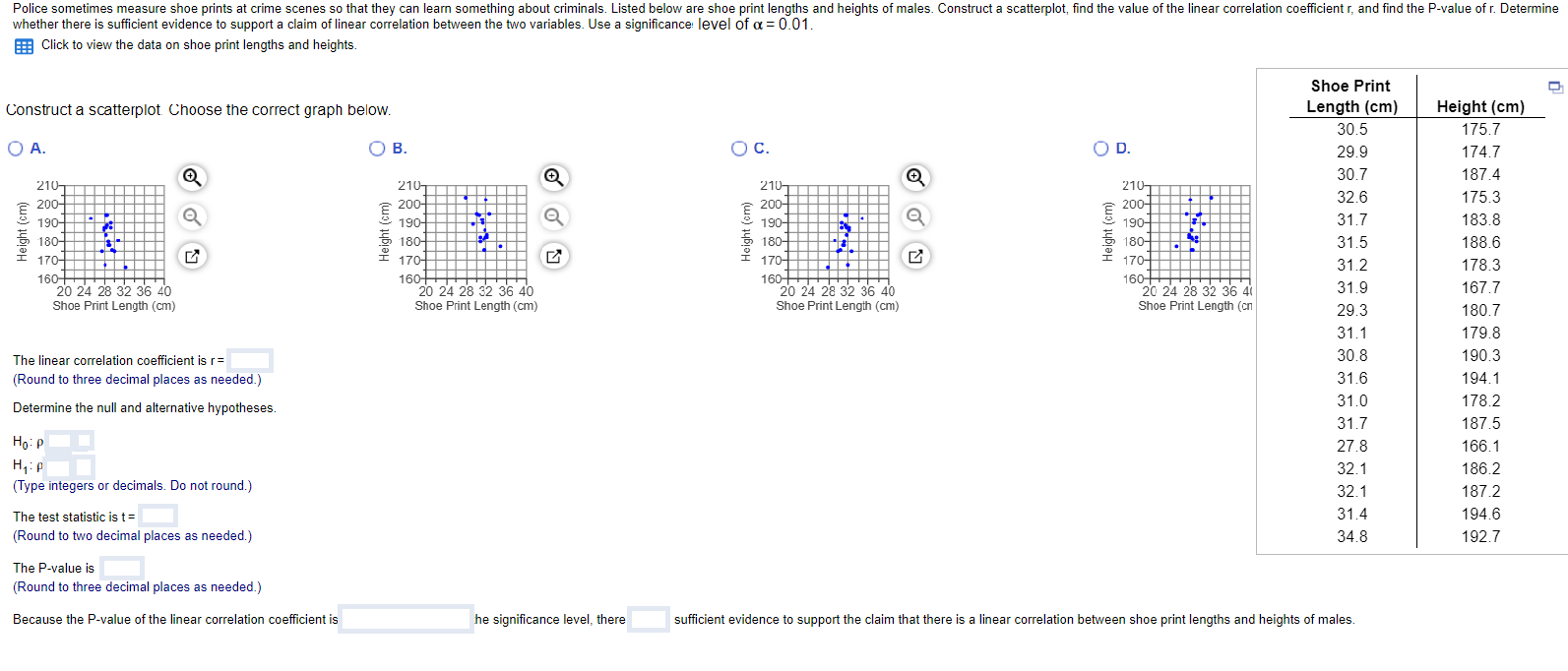 Solved whether there is sufficient evidence to support a | Chegg.com