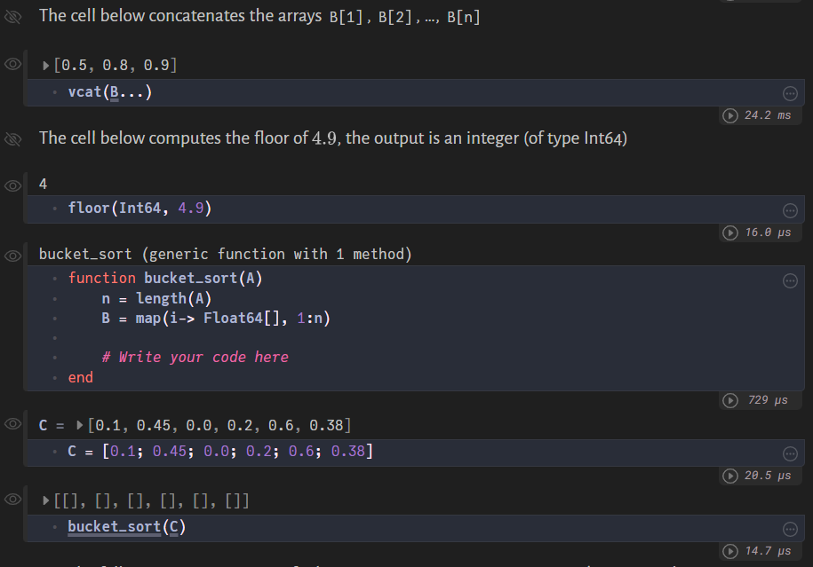 Solved ^^^^^PLEASE USE ONLY JULIA PROGRAMMING LANGUAGE. I | Chegg.com