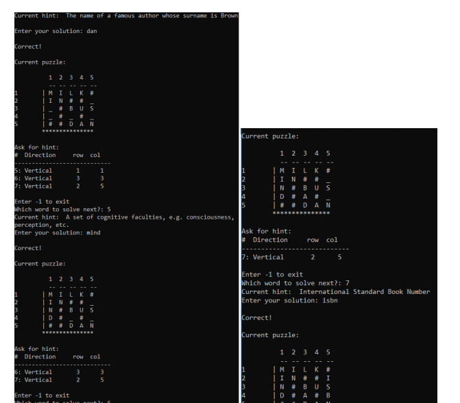 Solved In your midterm, you are going to write a puzzle | Chegg.com