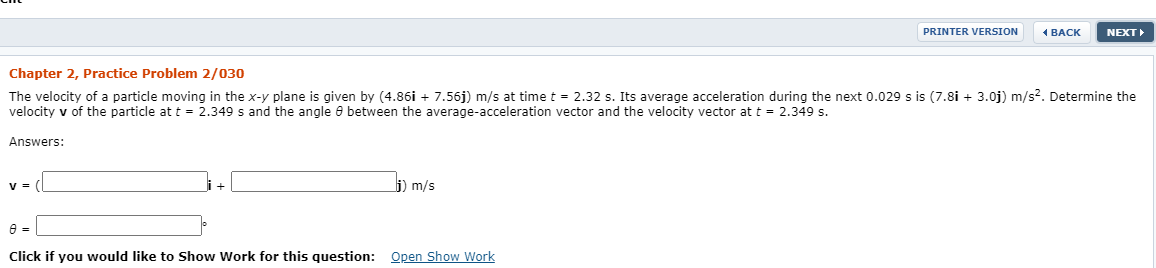 Solved PRINTER VERSION 4 BACK NEXT Chapter 2, Practice | Chegg.com