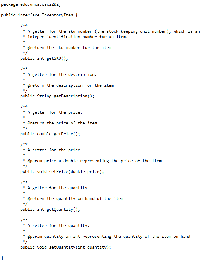 ckage edu.unca.csci202; ort java.util.Iterator; lic | Chegg.com