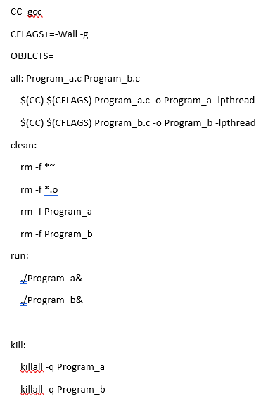 Solved IN C LANGUAGE Write two programs that operate in | Chegg.com