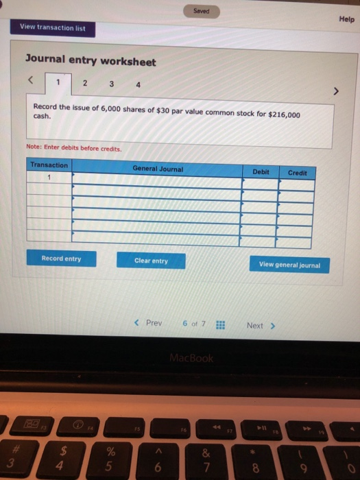 Solved Help Save &Exit Submi Prepare journal entries to | Chegg.com