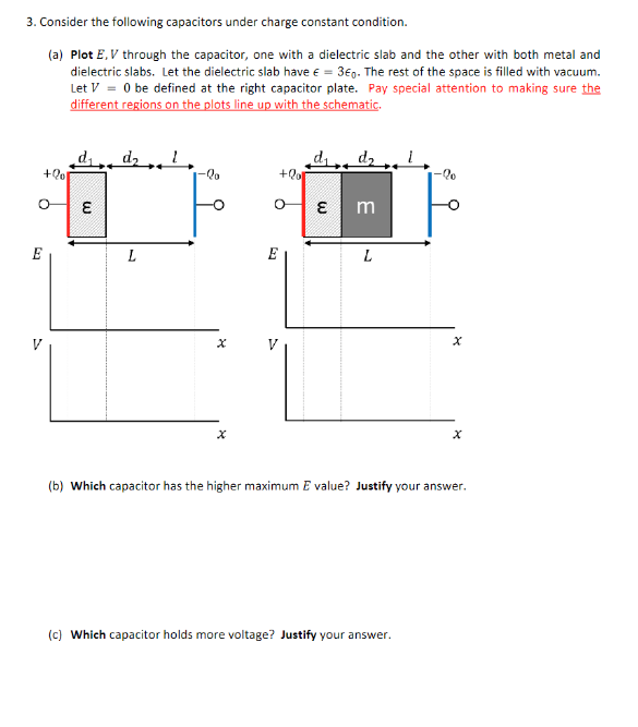 Solved Consider the following capacitors under charge | Chegg.com