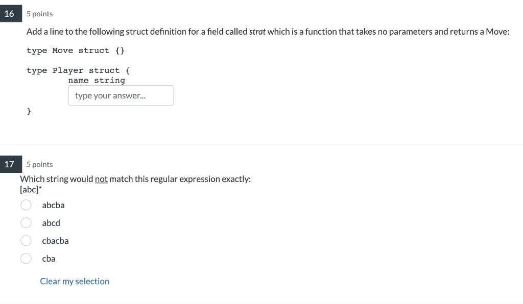 Solved Add a line to the following struct definition for a | Chegg.com