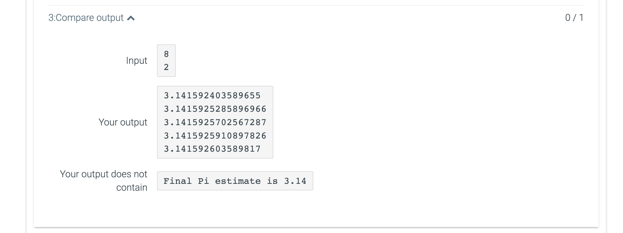 Solved How do I correct the error in java3:Compare | Chegg.com
