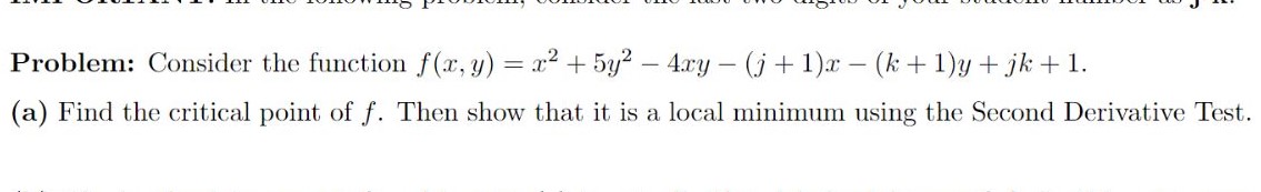 Solved Problem: Consider the function | Chegg.com