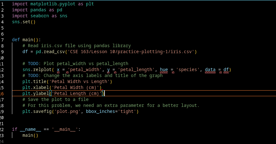 Solved for whatever reason when I run this no file is | Chegg.com