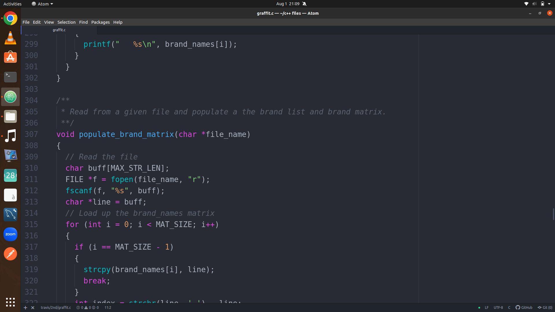 Solved *** We have to do the TODOS in the graffit.c file. | Chegg.com
