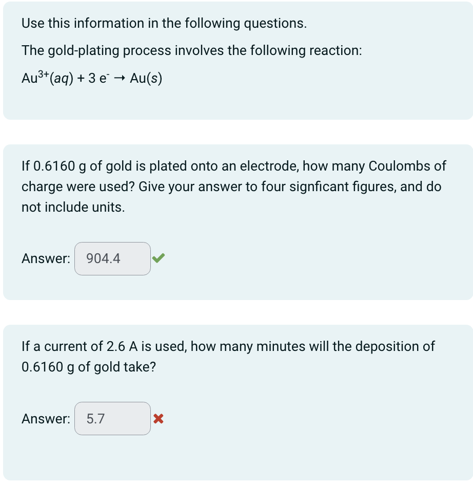 Solved Use this information in the following questions.The | Chegg.com