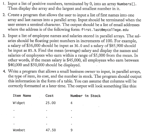 Please create a RAPTOR FLOWCHART for the programs. I | Chegg.com