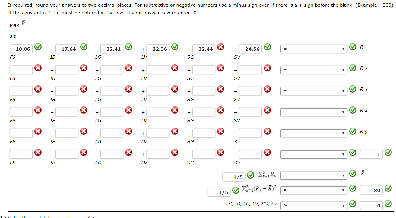A second version of the Markowitz portfolio model | Chegg.com