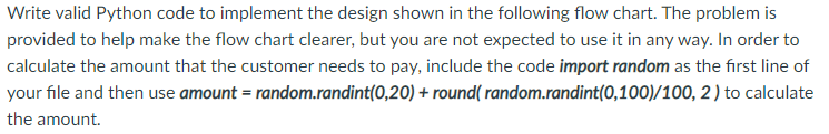Solved Write valid Python code to implement the design shown | Chegg.com