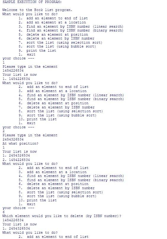 Solved Arrays and vectors can be used to hold lists. For | Chegg.com