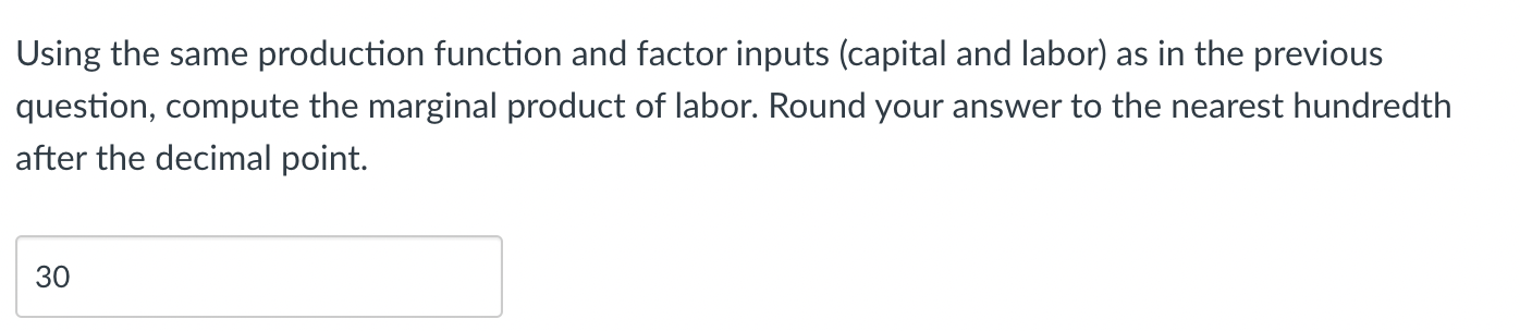 Solved = Consider an economy characterized by the production | Chegg.com