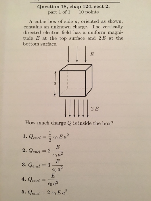 Solved Question 18, chap 124, sect 2. part 1 of 1 10 points | Chegg.com