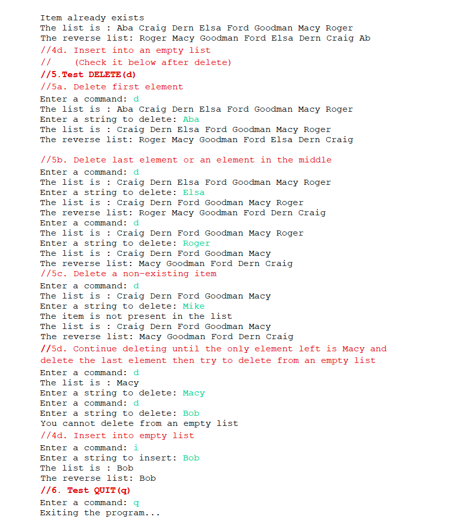 This Assignment Is To Implement A Sorted Doubly 