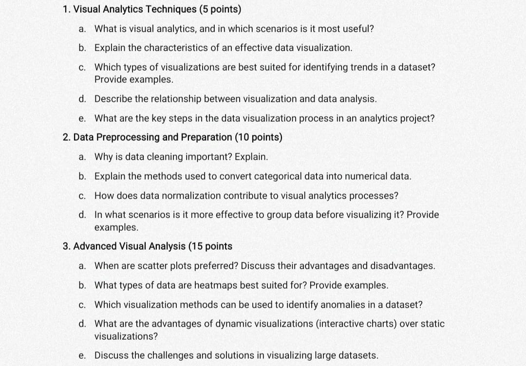 Solved Show me the steps to solve 1. ﻿Visual Analytics | Chegg.com