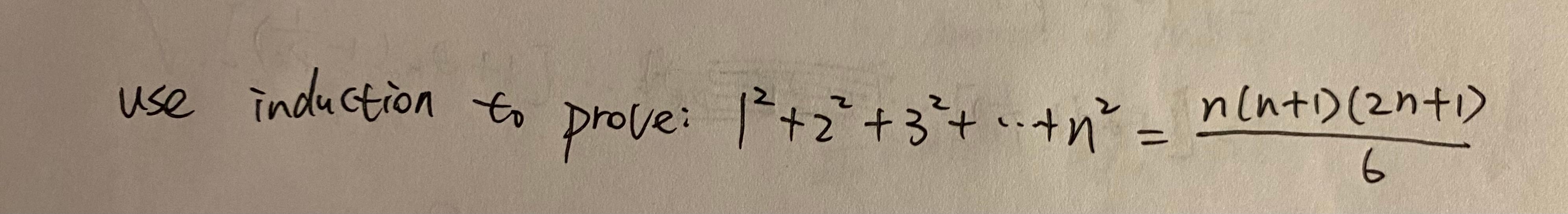 Solved 12+22+32+⋯+n2=6n(n+1)(2n+1) | Chegg.com