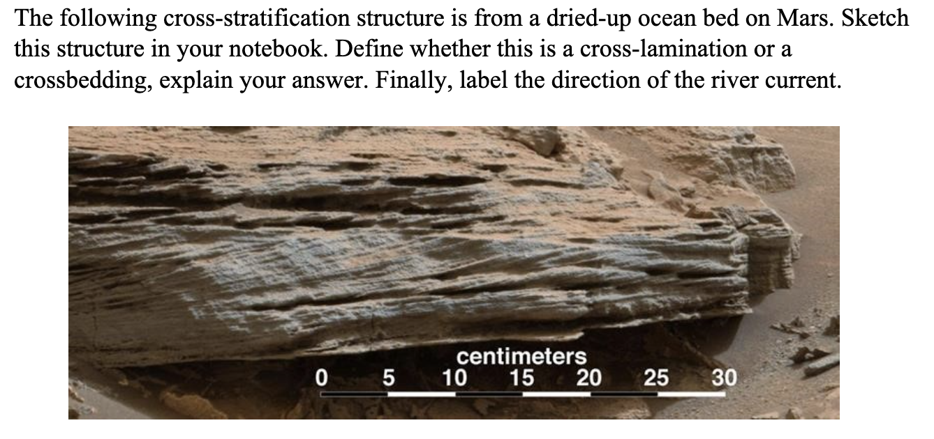 Solved The following cross-stratification structure is from | Chegg.com
