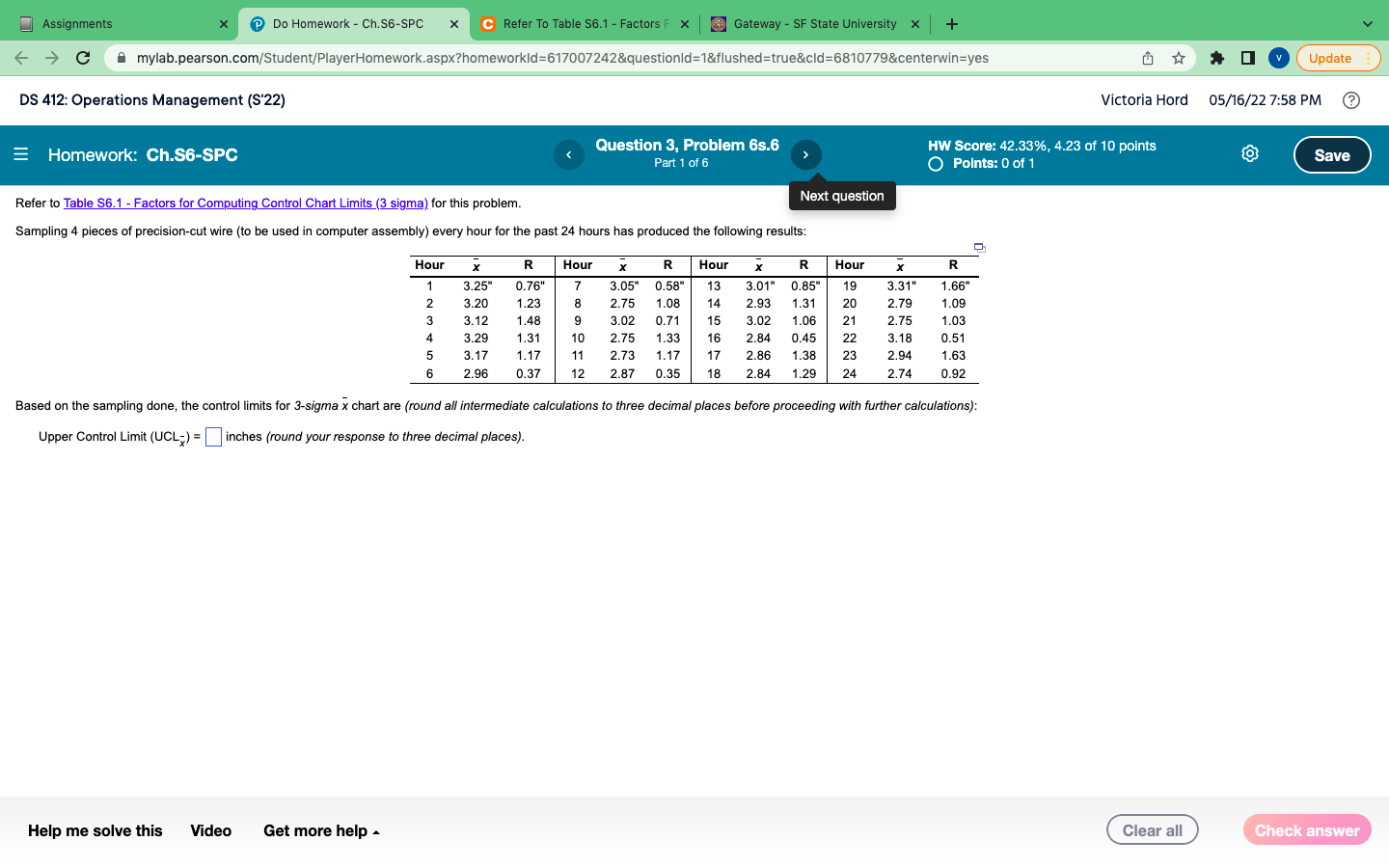 Solved Assignments х Do Homework - Ch.S6-SPC х C Refer To | Chegg.com