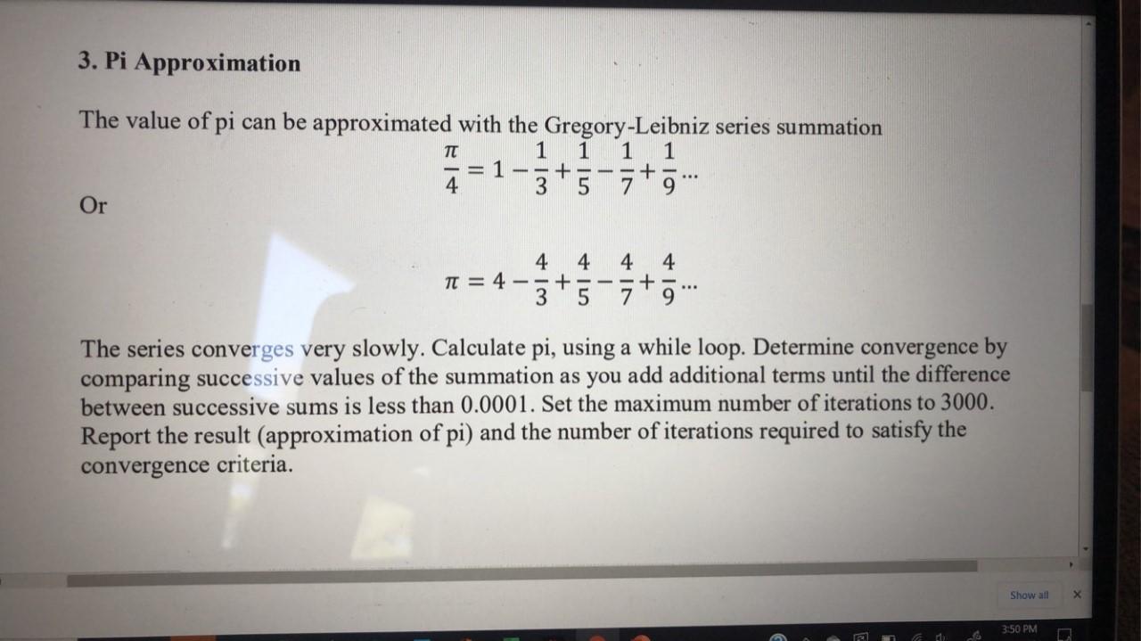 Solved *** LOOKING FOR THE MATLAB CODE THAT USES A WHILE | Chegg.com