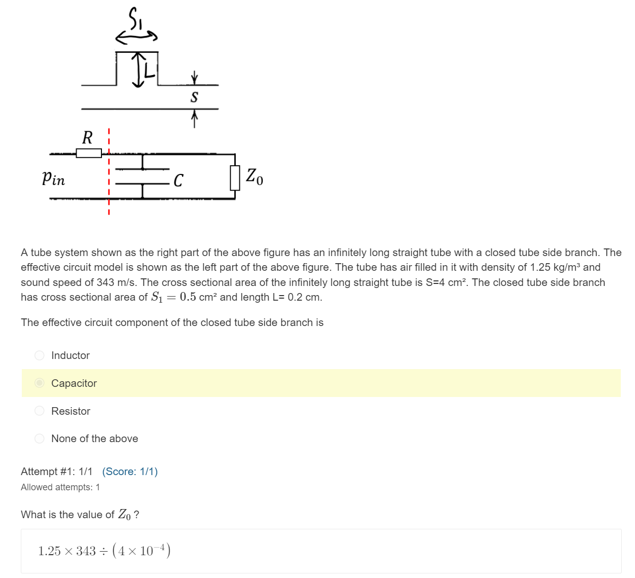 Solved A tube system shown as the right part of the above | Chegg.com
