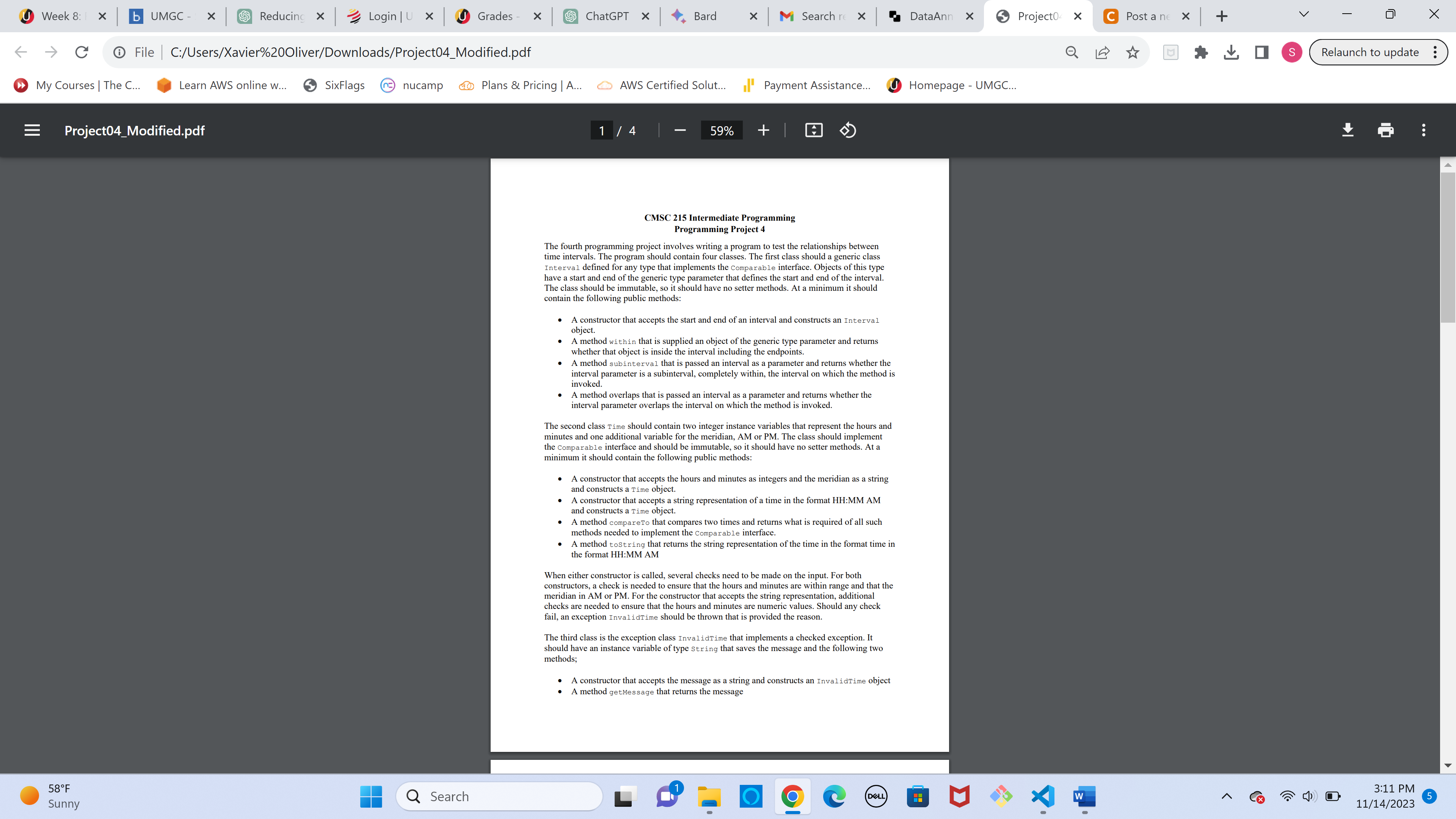 Solved CMSC 215 Intermediate Programming Programming Project | Chegg.com