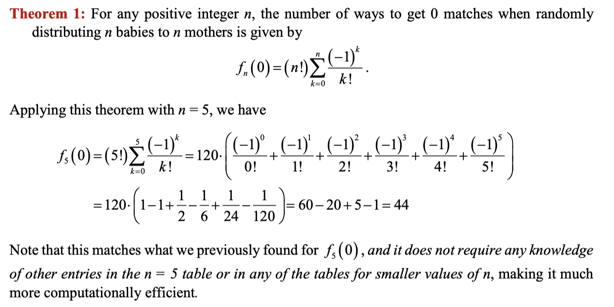 Theorem 1: For any positive integer n, the number of | Chegg.com