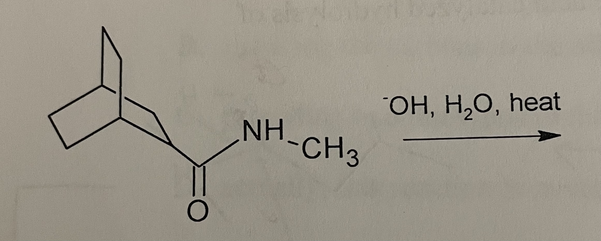 Solved OH, H2O, heat H-CH₃ O | Chegg.com
