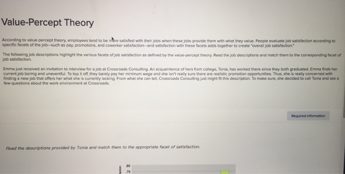 Solved Value-Percept Theory According to value-percept | Chegg.com