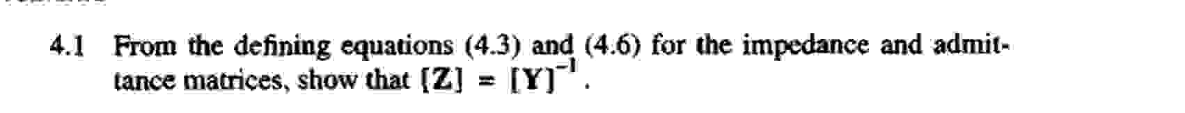 Solved 4.1 ﻿From the defining equations (4.3) ﻿and (4.6) | Chegg.com