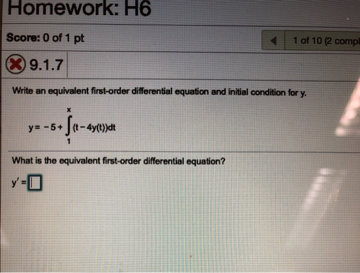 Solved Homework: H6 Score: 0 of 1 pt X9.1.7 Write an | Chegg.com
