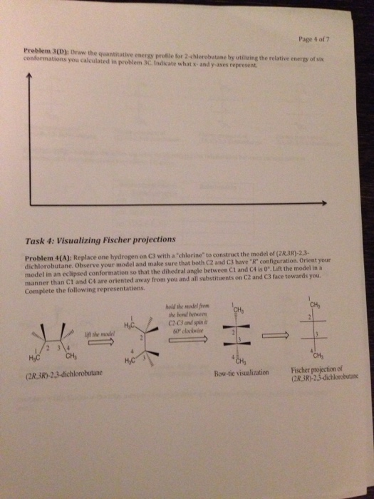 Solved Page 4 of 7 Problem 3(0) Draw the quantitative energy | Chegg.com
