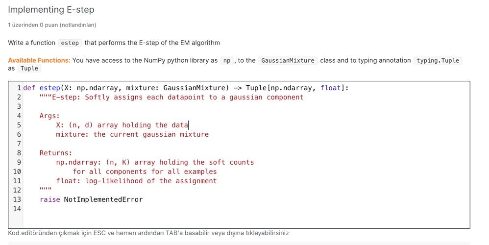 Solved Recall the Gaussian mixture model presented in class: | Chegg.com