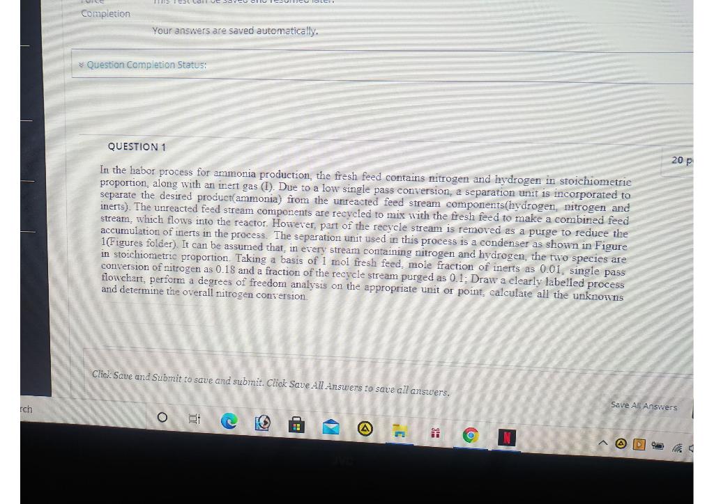 Solved Completion Your answers are saved automatically, | Chegg.com