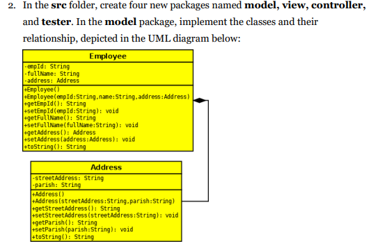 Solved 2. In the sre folder, create four new packages named | Chegg.com