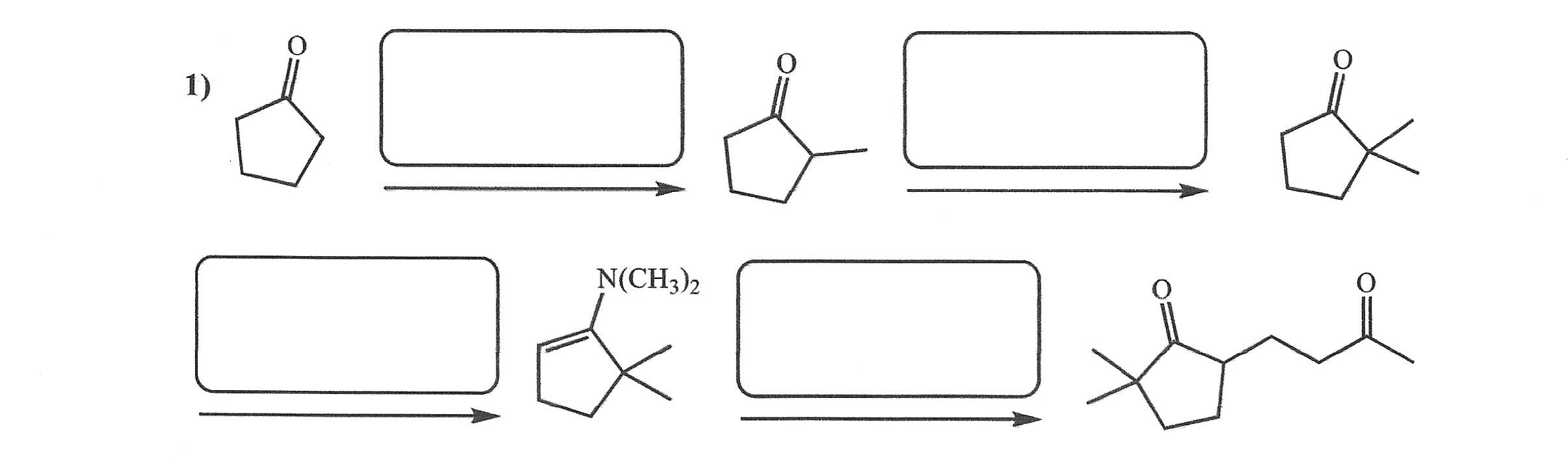 Solved 1) N(CH3)2 2) CN -COOH HO НО N COOEt COOEt TBDMSO | Chegg.com
