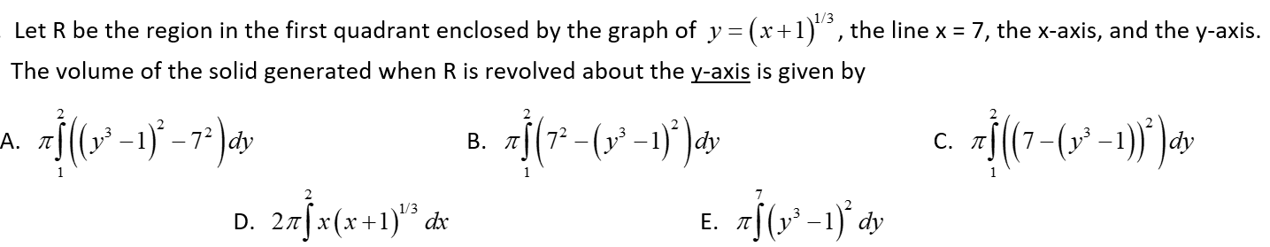 Solved Let R be the region in the first quadrant enclosed by | Chegg.com