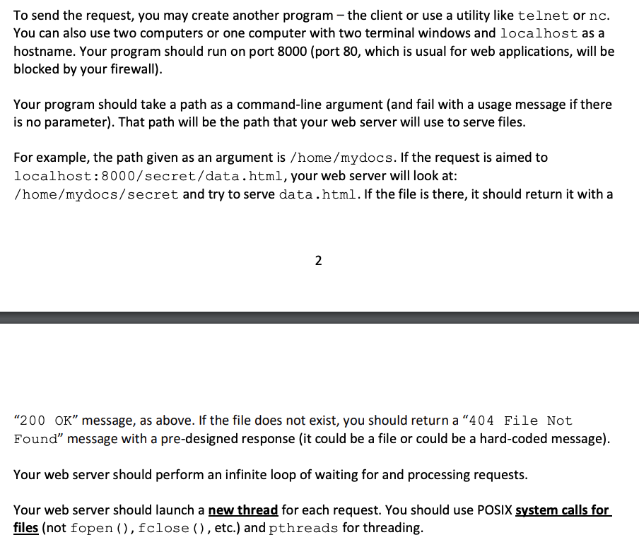 Solved DESCRIPTION In this project, you must use C language | Chegg.com